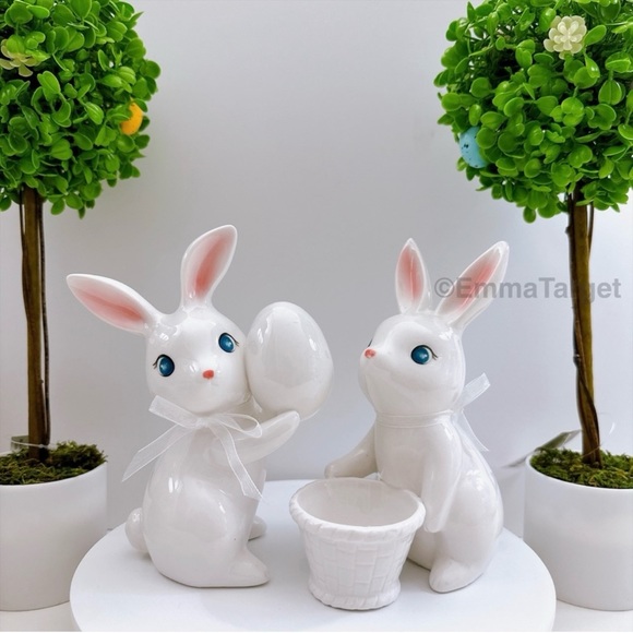 Target | Accents | Target Easter Ceramic Bunny Rabbit Set Of 2 Spritz ...